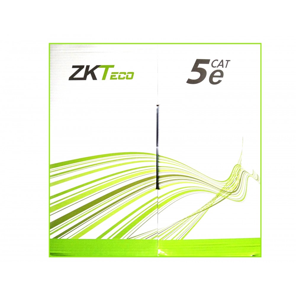 Caja de Cable UTP ZKTeco Cat5e 1000 Pies aleacion